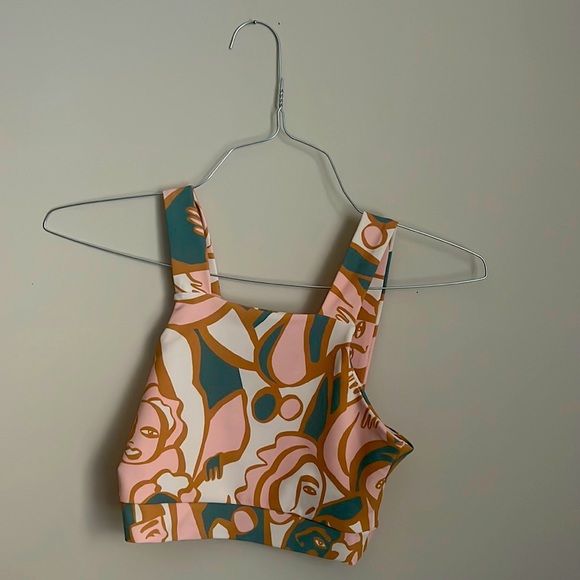 Tops | Halter Abstract Art | Poshmark